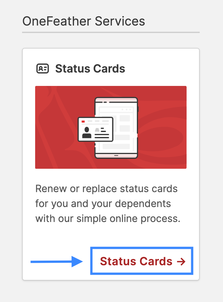 How to check the status of your status card application – OneFeather